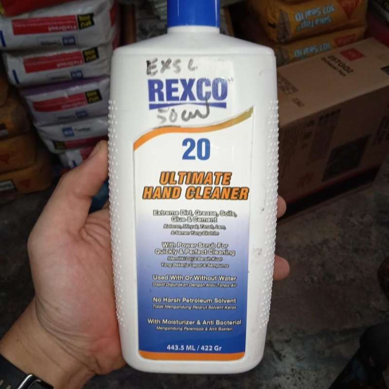 Jual REXCO 20 pembersih minyak ,lem , tanah , semen ultimate hand ...