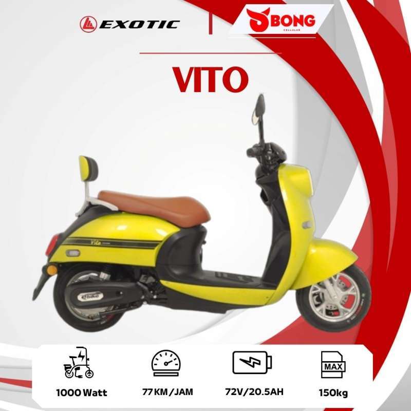 Jual Sepeda Motor Listrik Exotic Vito New Garansi Resmi Di Seller Obong ...