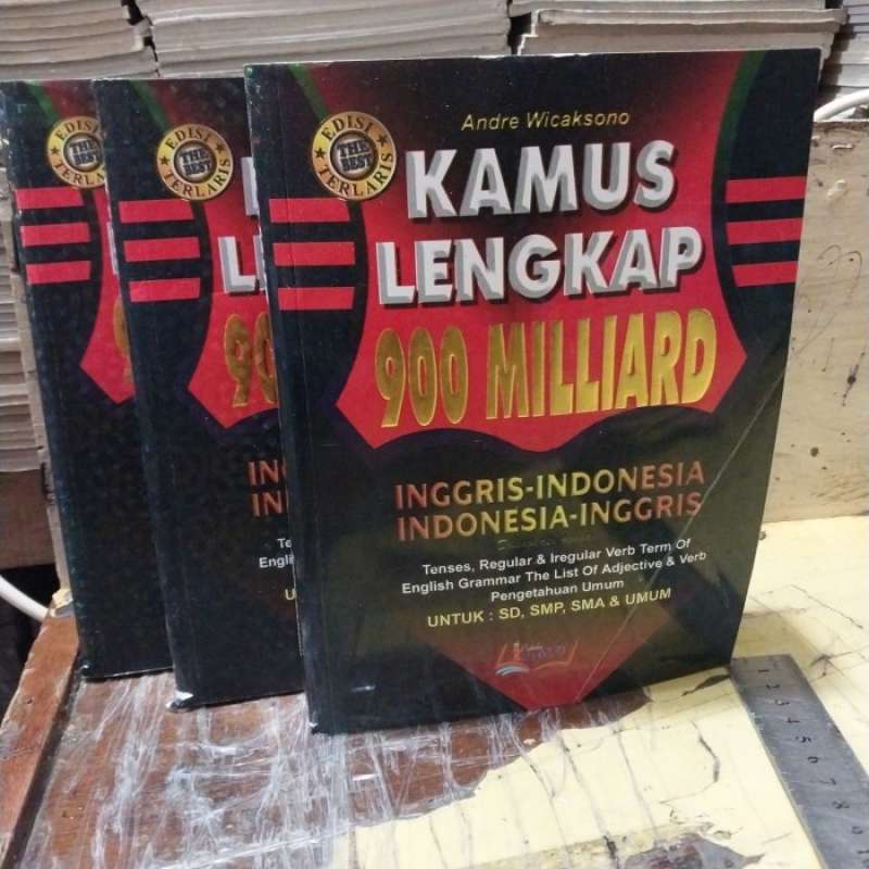 Promo Kamus Lengkap Inggris 900 Milyard Diskon 25% Di Seller Pintar ...