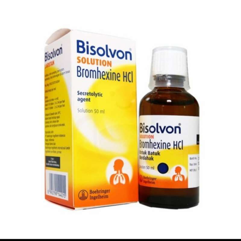 Jual bisolvon solution 50 ml ( untuk alat uap nebulizer ) di Seller ...