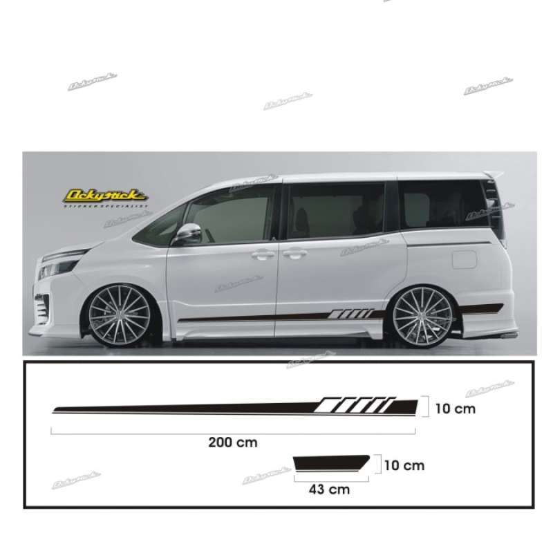 Jual cutting sticker VOXY striping body stiker mobil di Seller Gasta ...