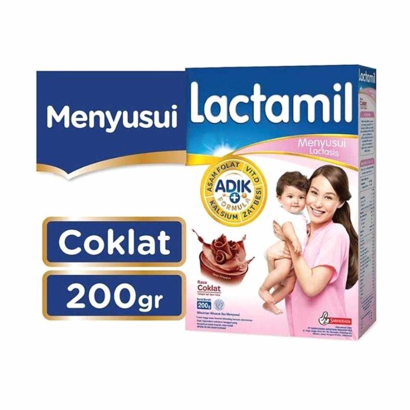 Jual Lactamil Lactasis Coklat Susu Hamil & Menyusui [200 g/ Box] di ...