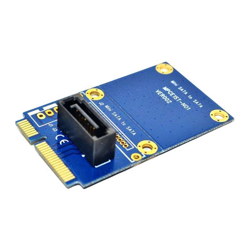 Promo mSATA to SATA Adapter Card Motherboard Vertical Converter PCIe ...