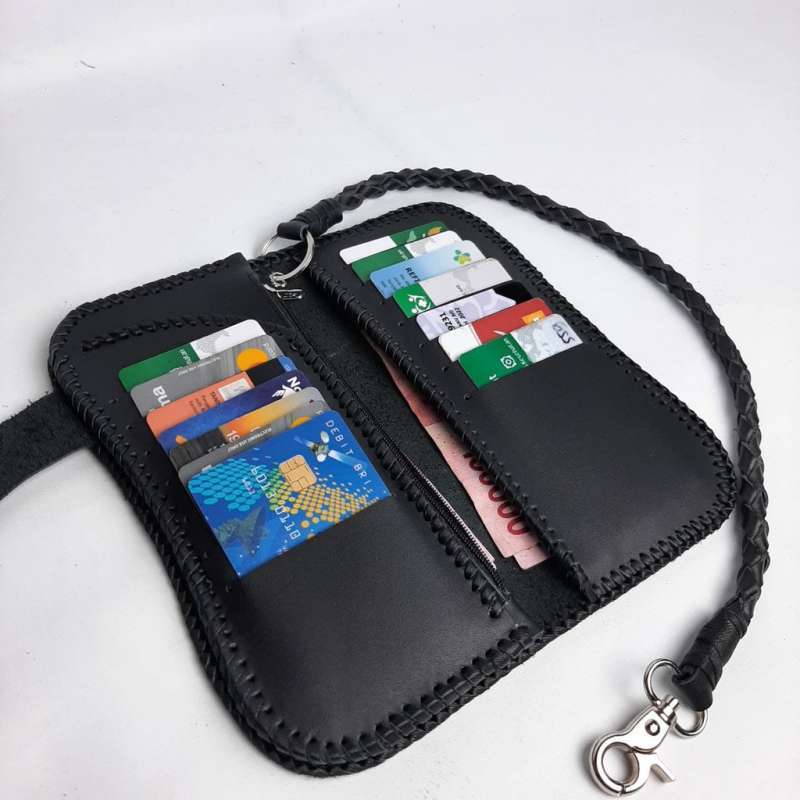 Jual Dompet Bikers Pria Kulit Asli Sapi Model Sulam Khas Garut di ...
