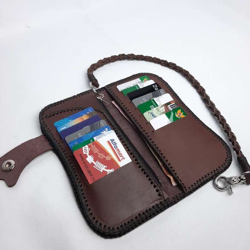 Jual Dompet Bikers Pria Kulit Asli Sapi Model Sulam Khas Garut di ...