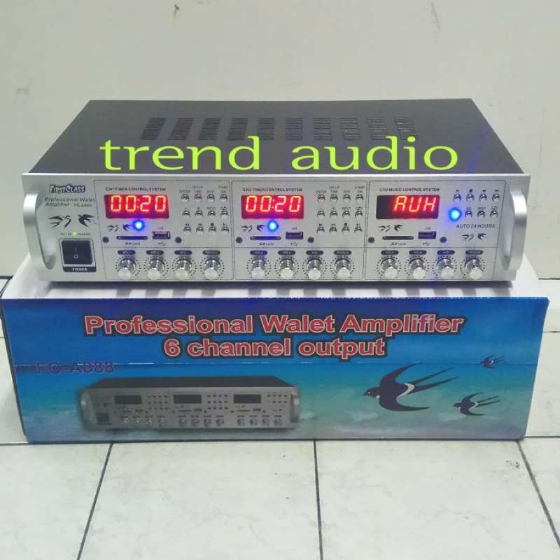 Jual Ampli Walet 6 Channel Output Ac-dc Original Garansi Resmi Di ...