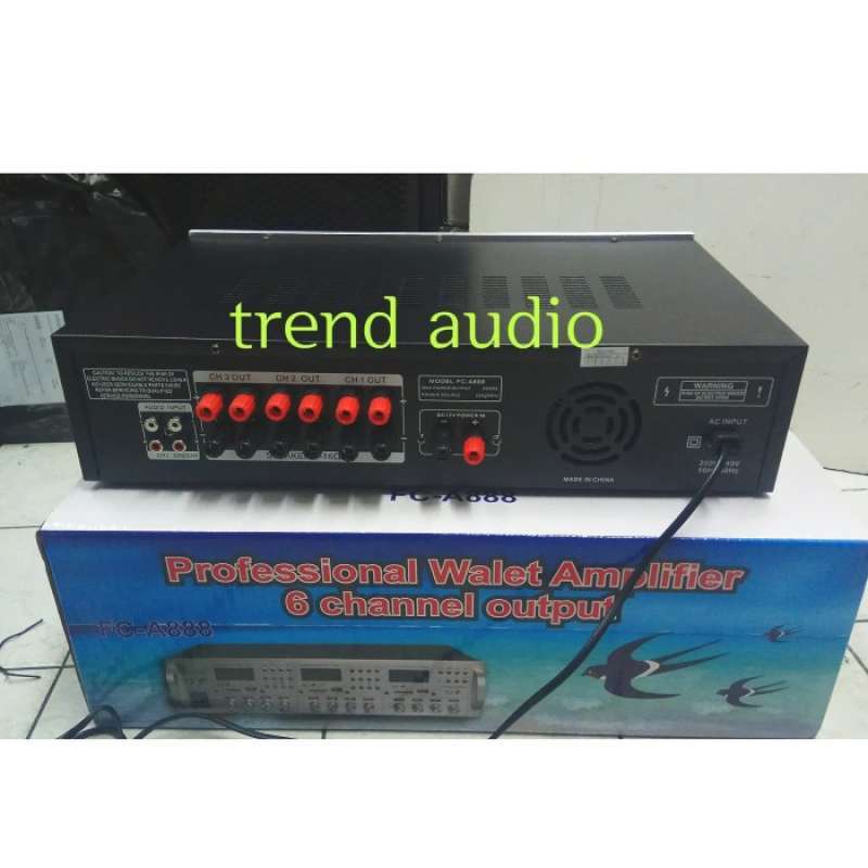 Jual Ampli Walet 6 Channel Output Ac-dc Original Garansi Resmi Di ...