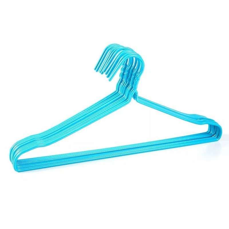 Promo Gantungan Baju Kawat Coating Tebal Hanger Gantungan Baju Isi 10 Diskon 23 Di Seller 