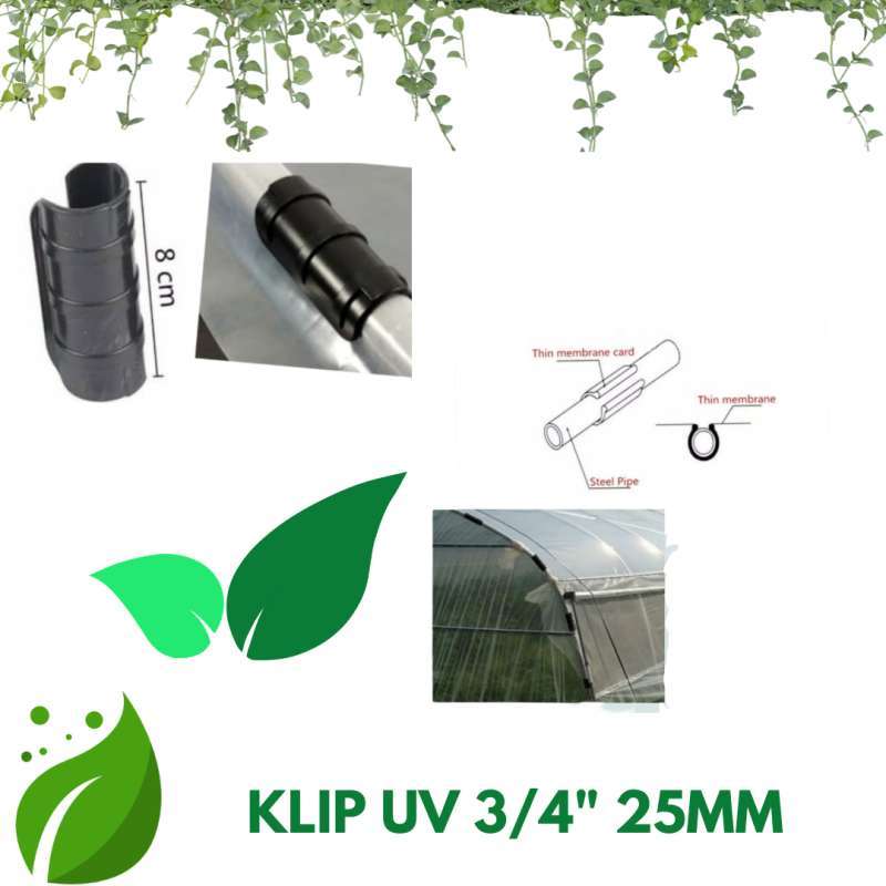 Jual KLIP UV 3/4 INCH clip plastik uv 25mm klip pipa 3/4 klip paranet ...