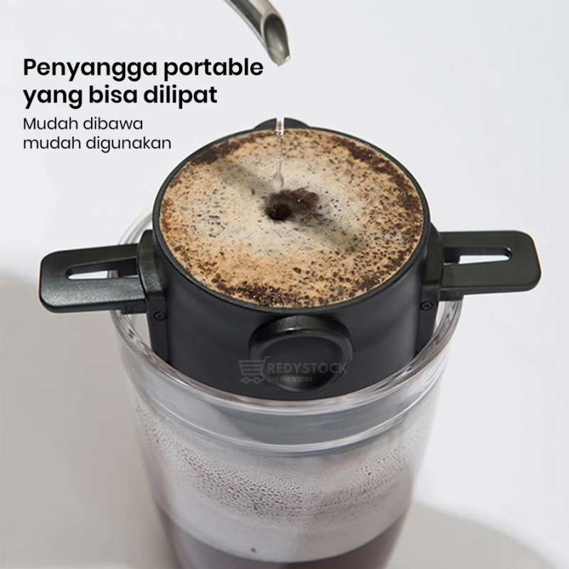 Jual Portable V60 Coffee Dripper Kopi Filter Manual Brew Travel Di ...