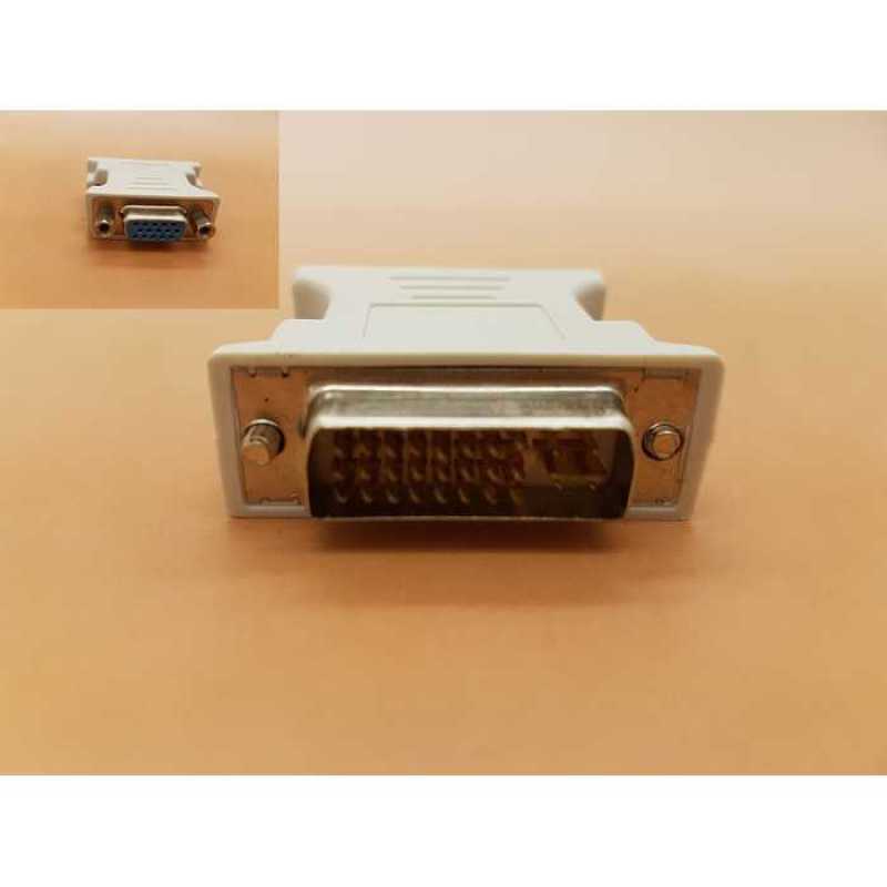 Jual DVI 24+5 Pin Male to VGA 15Pin Female adapter di Seller AJS Store ...