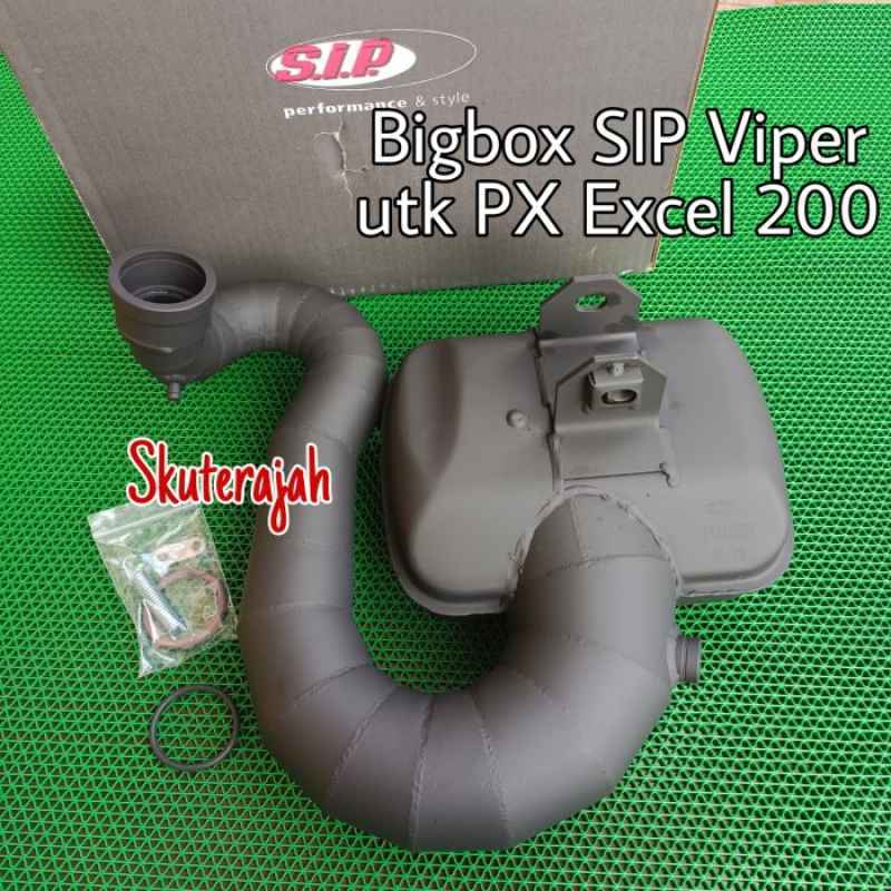 Jual Knalpot Racing VIPER Box SIP Road XL 200 utk PX Excel 200 Spartan ...