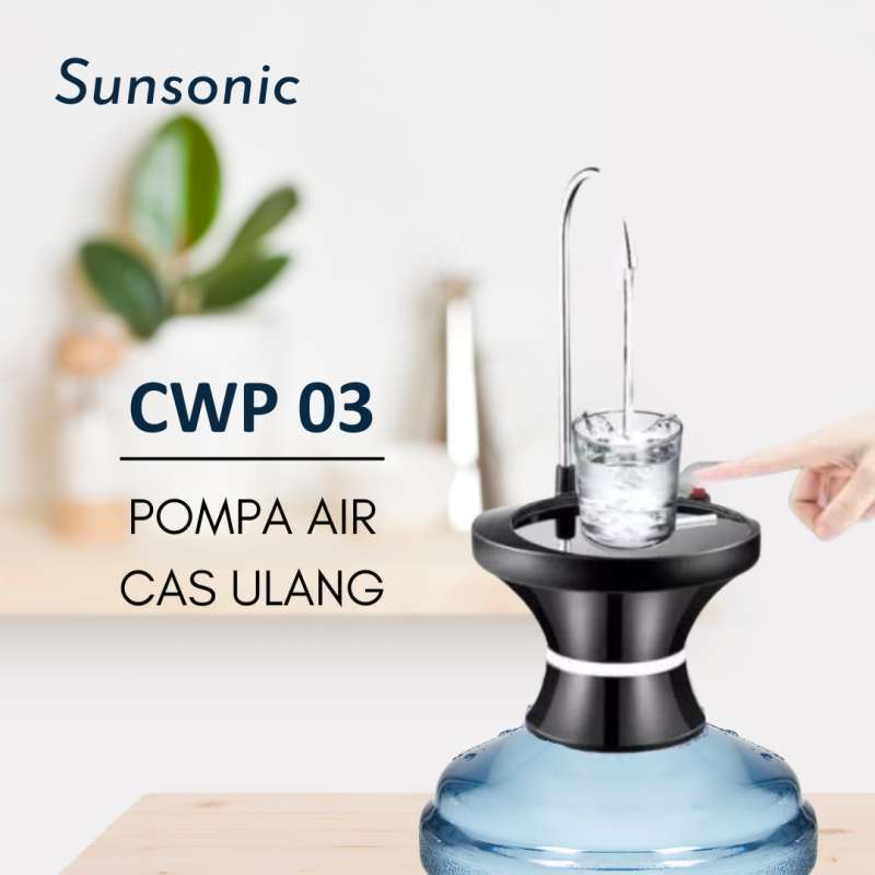 Jual Sunsonic Pompa air cas ulang CWP 03 / Rechargeable water pump / Pompa Galon di Seller OKTA ...