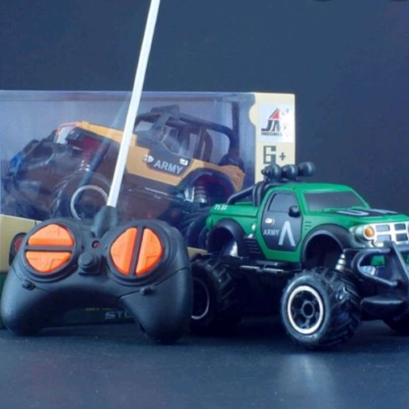Jual Mobil Remote RC Car Military Model SUV dan Jeep Mobil Remot Army ...