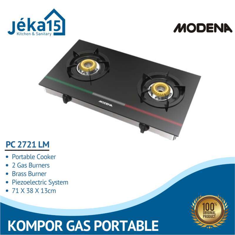 Jual Kompor Gas Meja / Kompor Gas Portable /Cooker MODENA PC 2721 LM di ...