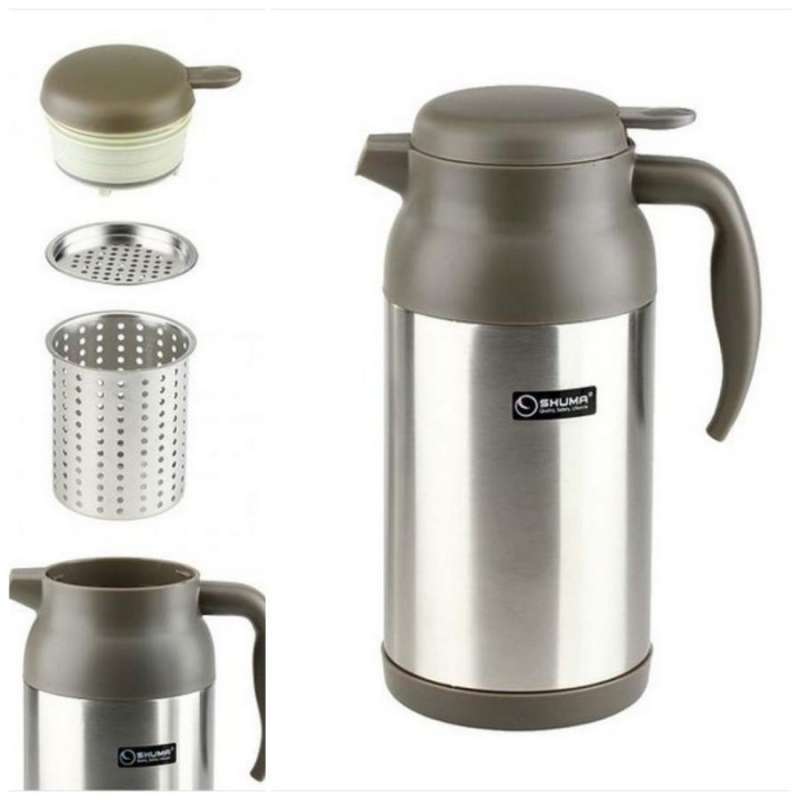 Jual SHUMA 1600 ML Teko Termos Kopi Teh Air Panas dan Dingin Coffee Pot ...