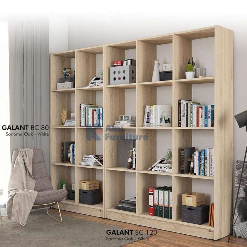 Jual lemari buku rak buku rak serbaguna lemari kantor GALANT BC 80 ...