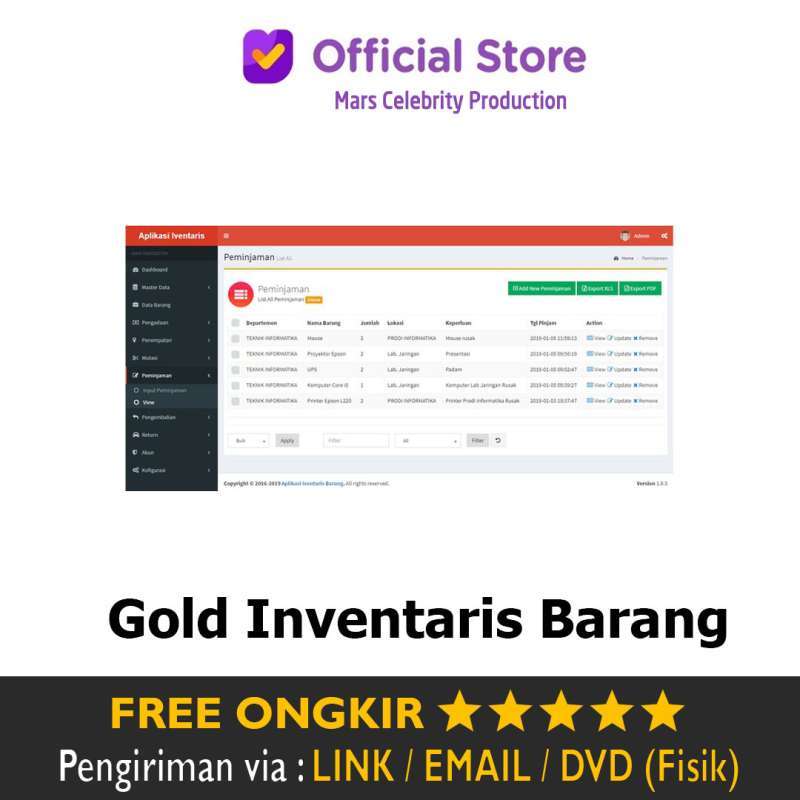 Jual Source Code Aplikasi Inventaris Barang Inventory Stock Berbasis ...
