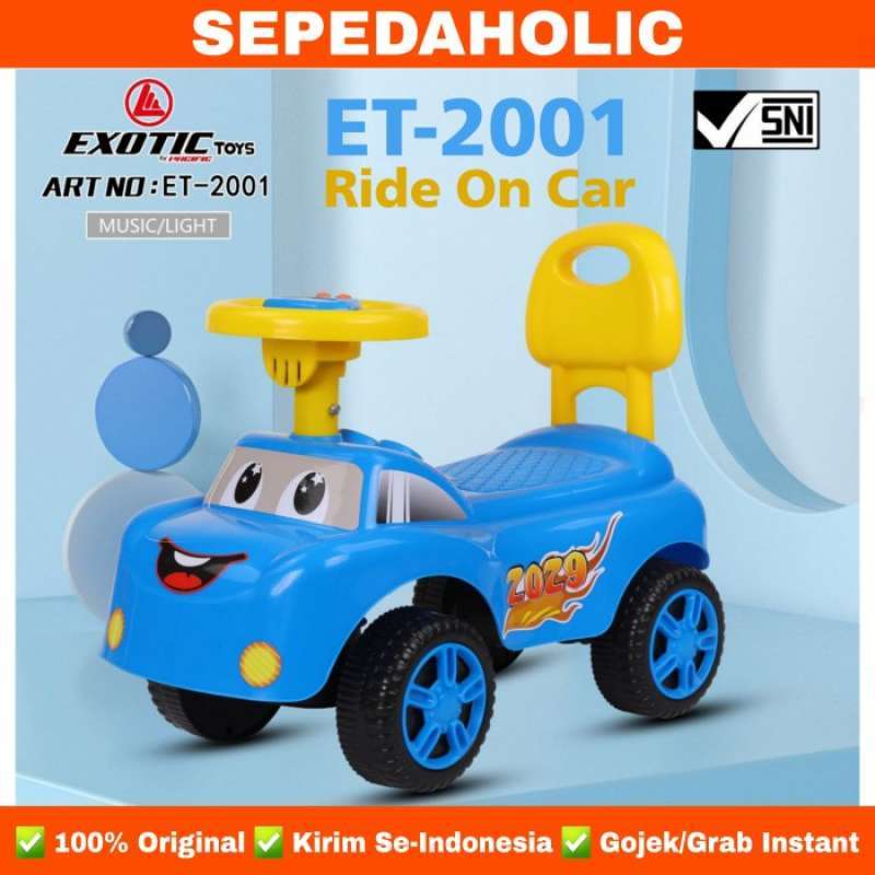 Jual Mobil Mobilan Dorong Exotic Et 2001 Ride On Toys Car Mainan Anak ...