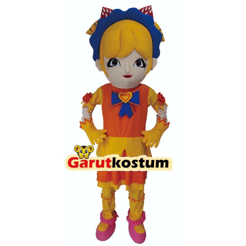 Jual Kostum maskot badut layla mobile legend kuning cantik dewasa ...