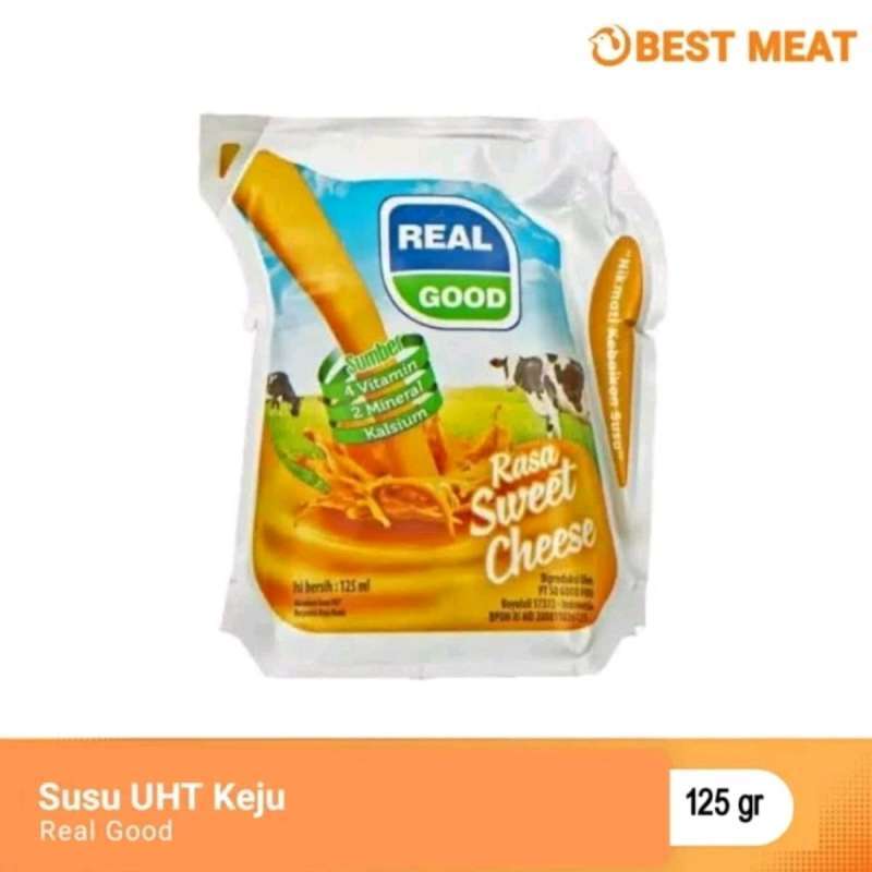 Promo Susu UHT Real Good Sweet Cheese 125ml Diskon 14% di Seller Best ...