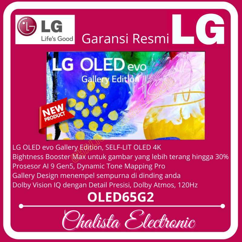 Jual LG OLED65G2 4K OLED evo Gallery Edition Smart TV 65 Inch ...