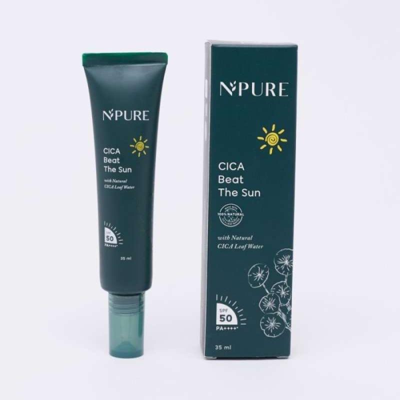 Jual NPURE Beat The Sun BTS Sunscreen Cica Series SPF 50 PA ++++ n'pure ...