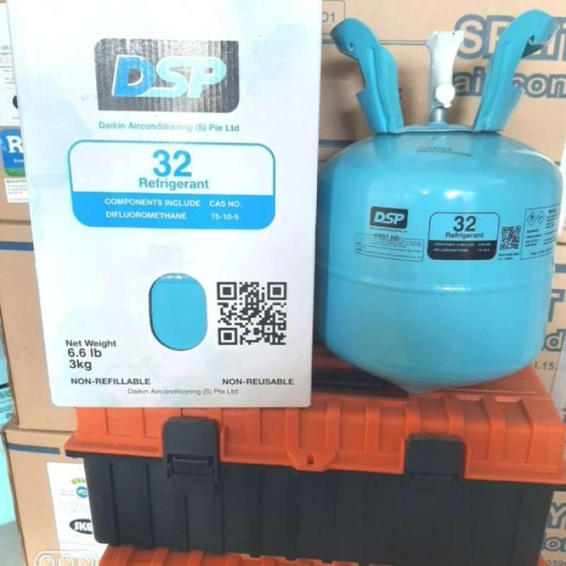 Jual Freon Daikin R32 Isi 3kg Segel Kemasan Baru Dsp R32 Freon R32 Di ...