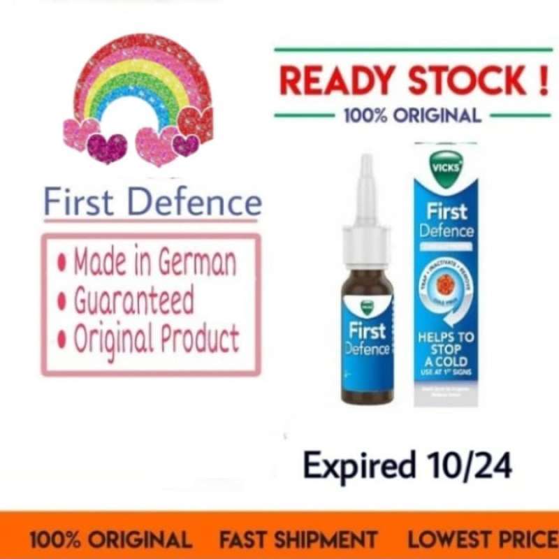 Promo Vicks First Defence Nasal Spray Membasmi Flu Virus Kuman ...