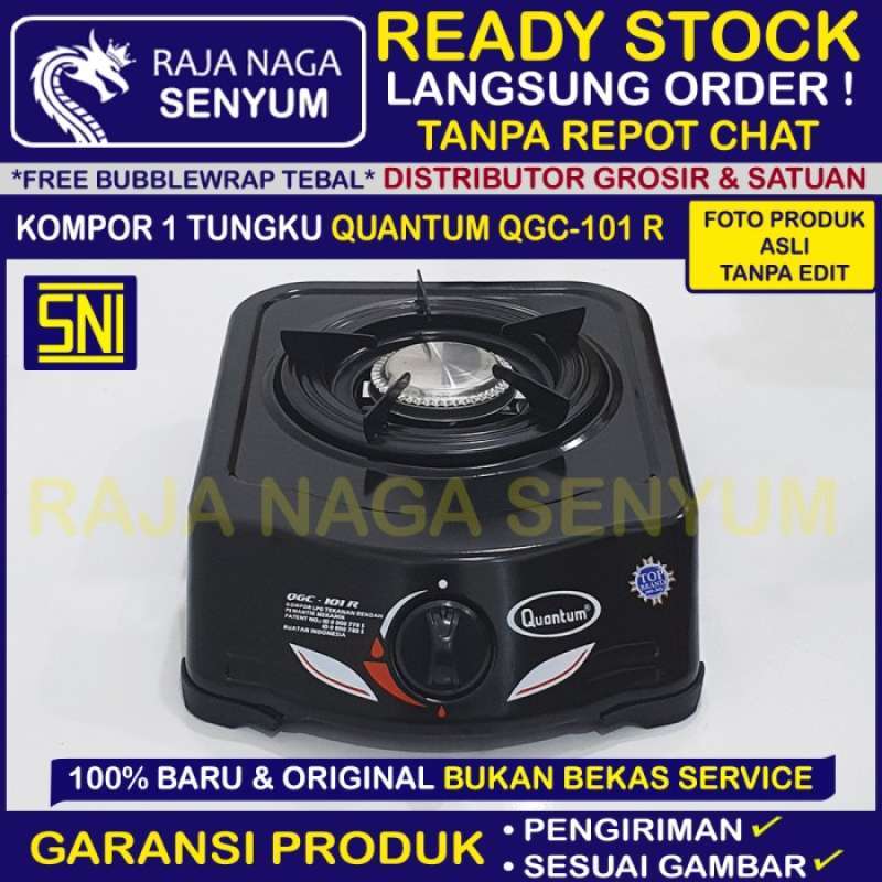 Promo KOMPOR QUANTUM 1 TUNGKU QGC101R SNI PREMIUM BARU ORIGINAL di Seller CobanBaith - Kota ...