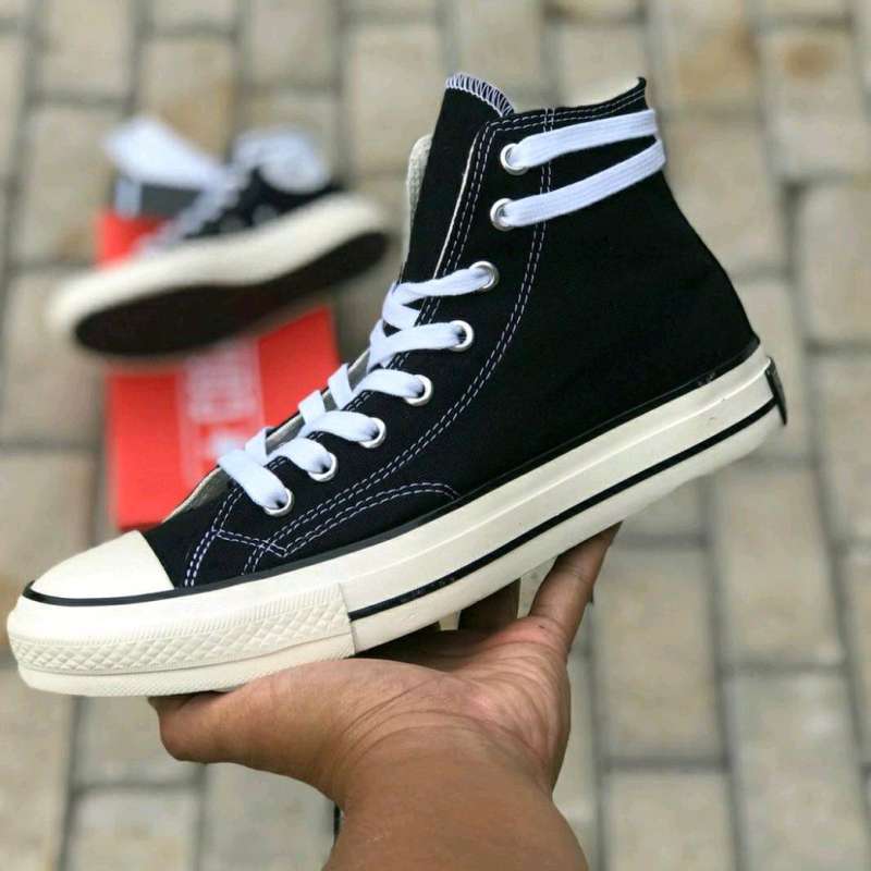 Jual Sepatu Converse 70s High Premium Black White Di Seller Toko ...