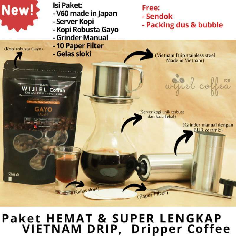 Promo VIETNAM DRIP PAKET LENGKAP dan HEMAT-ALAT KOPI di Seller Smartans ...