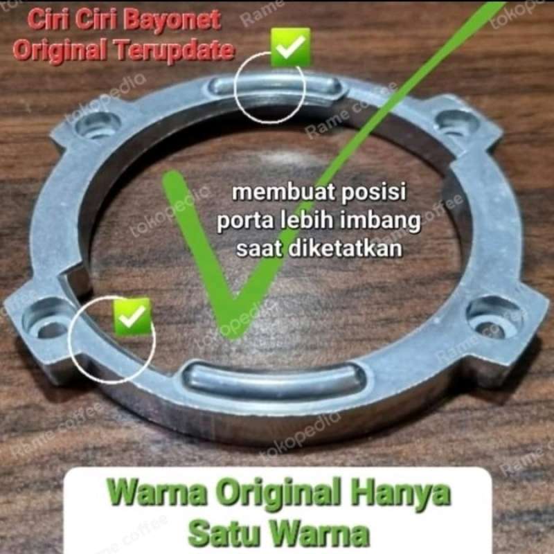 Jual New versi Bayonet ring untuk rok presso 100 % original di Seller ...