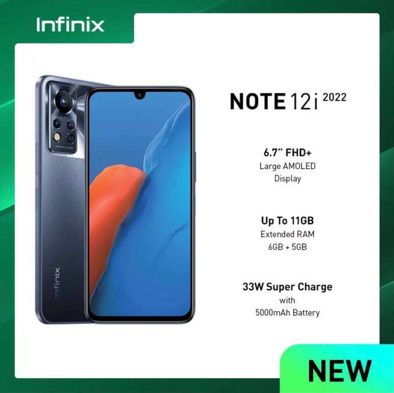 Jual Infinix Note 12i 2022 [6gb+128gb] Mediatek Helio G85 | 50mp Triple ...