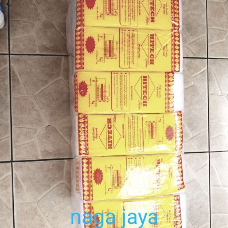 Promo kapas busa hitech media filter aquarium isi 50 pcs Diskon 23% di ...