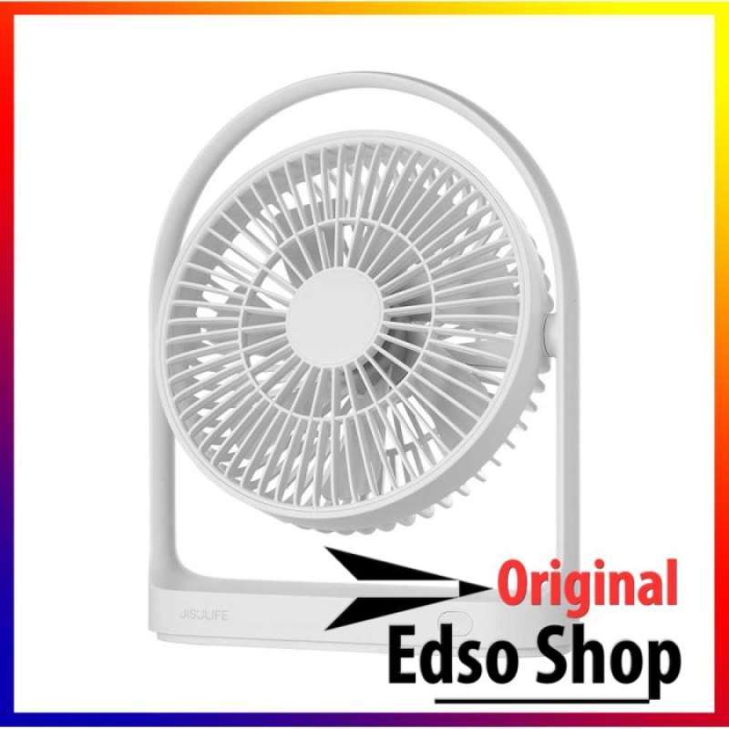 Promo Fan Table Rotatetable Kipas Angin Meja Portable 4000 mAh Battery ...