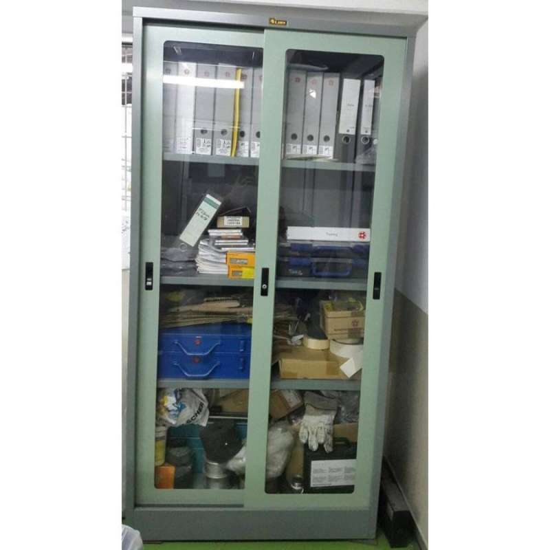 Jual Lemari Arsip Besi Lion L33ak Pintu Sliding Kaca Di Seller ...