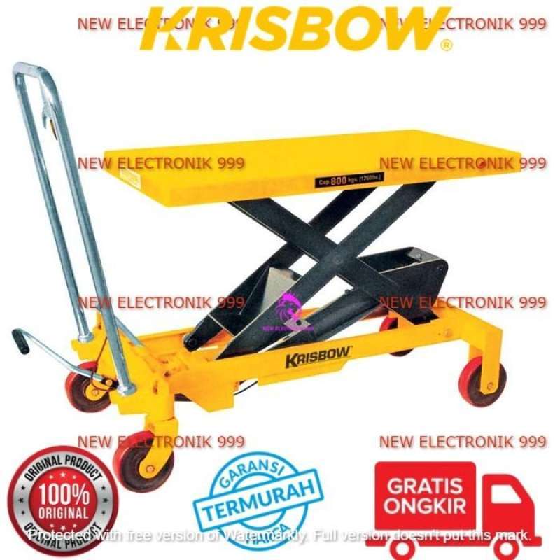 Jual Krisbow Hydraulic Scissor Lift 100 Cm X 800 Kg KW0500559 di Seller ...