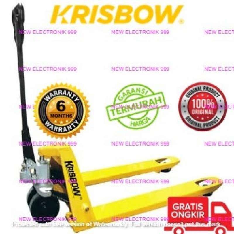 Jual Krisbow Hand Pallet Manual Pu 55x115 Cm 2 Ton KW0500396 di Seller ...