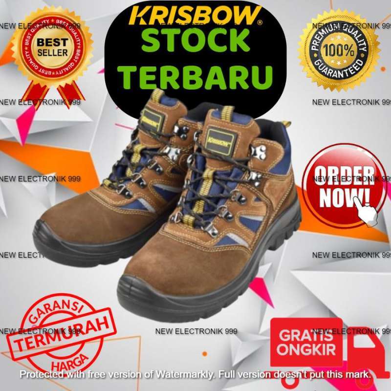 Jual Krisbow Sepatu Pengaman Prince 6IN Coklat SAFETY SHOES PRINCE 6IN ...