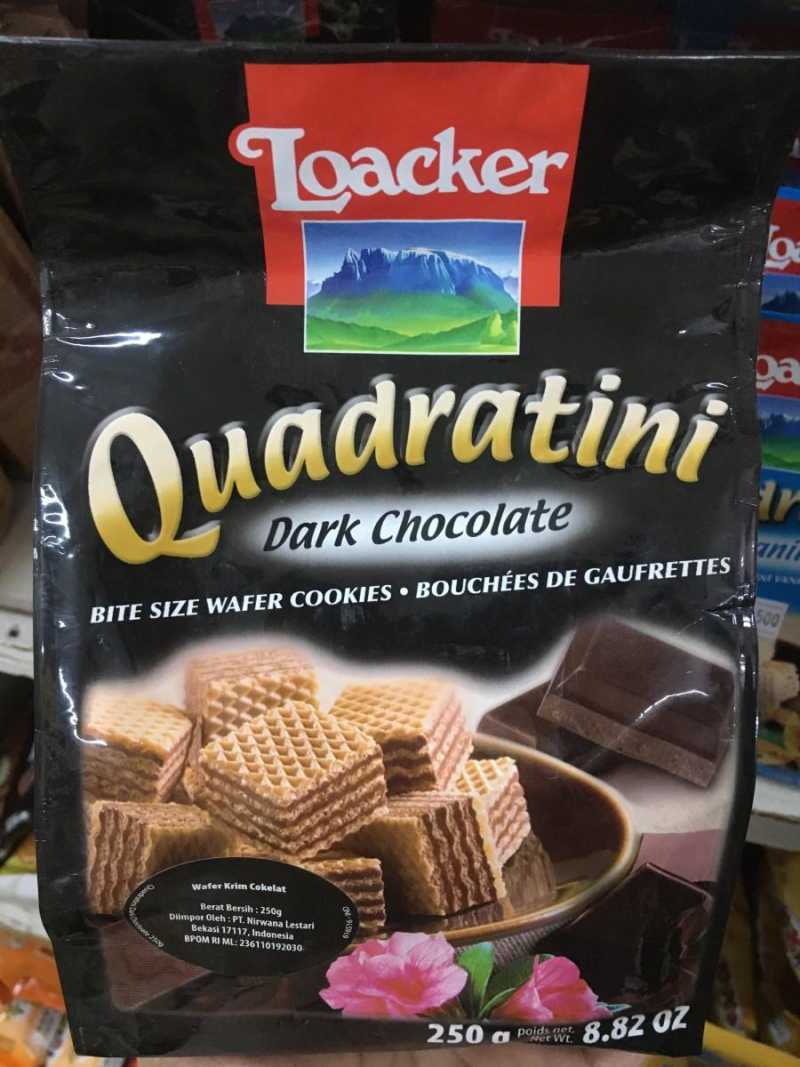 Jual Loacker Dark Chocolate Wafer Impor Austria Di Seller Mrbenshope ...