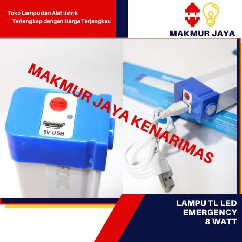 Jual Emergency Tl T5 Led/lampu Tl Led Emergency Murah 8w/lampu Darurat ...