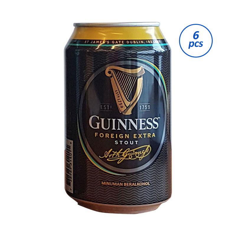 Jual Guinness Bir Hitam Minuman Alkohol [6 pcs/ 320 mL] di Seller Happy ...