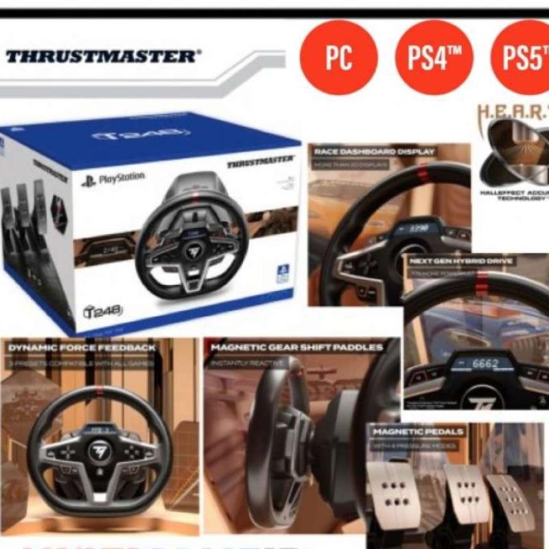 Promo Thrustmaster T248 Steering Wheels +Metal Pedal Diskon 23% di Seller Silvanna - Kota ...
