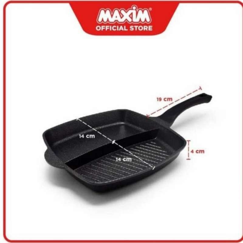 Promo MAXIM Superlite Grill Pan Serbaguna 2 IN 1 28CM Diskon 46% di ...