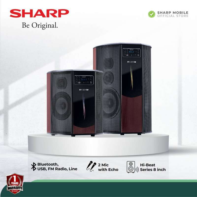 Jual Sharp Bluetooth Active Speaker Cbox-dhb08wb Di Seller Sharp Mobile ...