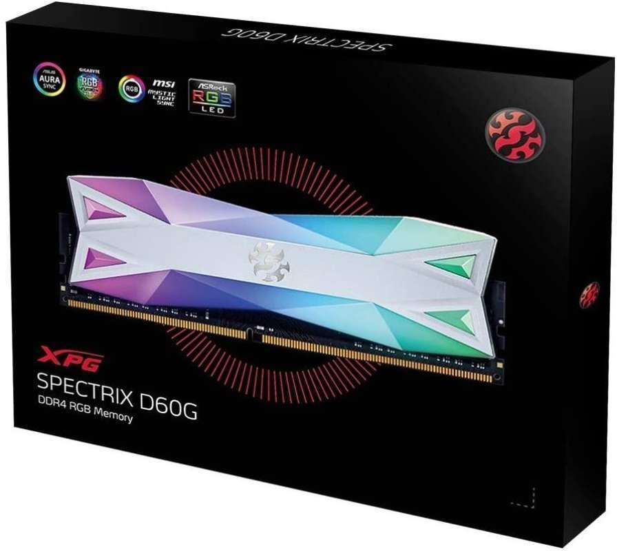 Jual ADATA Spectrix D60 WHITE 16GB 2x8GB DDR4 3200Mhz AX4U320038G16A-DW60 di Seller TF COM ...