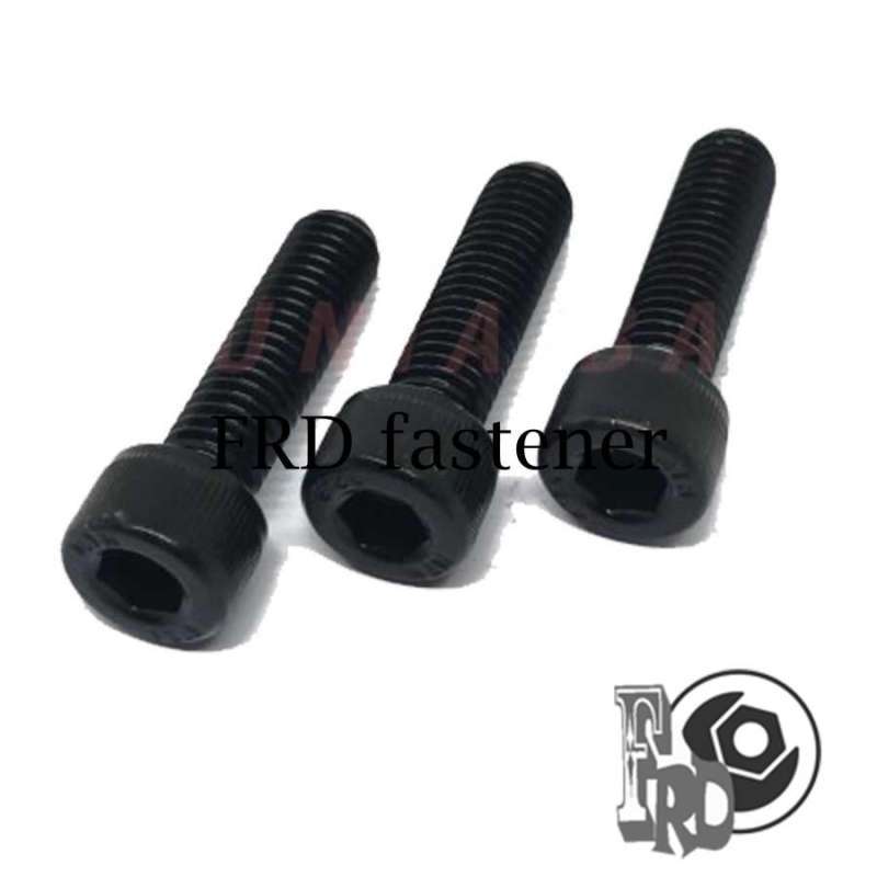 Jual Baut Tms L Baja Hitam M16 Grade 12.9 Drat 16 Mm Pitch 2.00 Kunci L 14 - 16x130 Di Seller ...