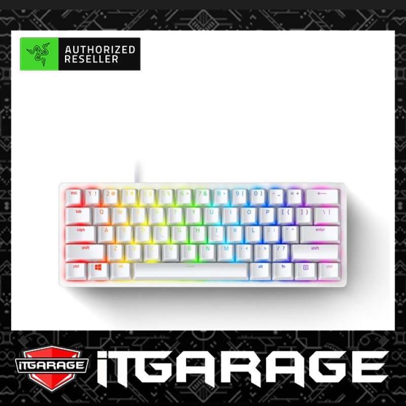 Jual Razer Huntsman Mini Mercury - 60% Mechanical Gaming Keyboard ...