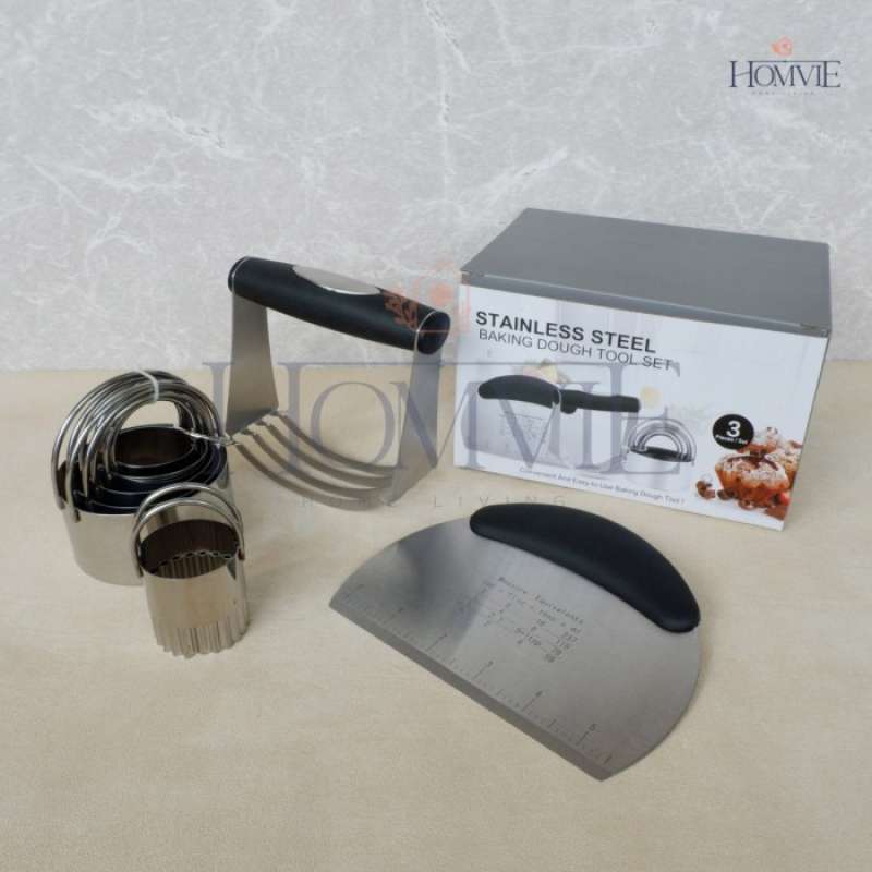 Promo Baking tools dough stainless alat pembuat kue stainless steel ...